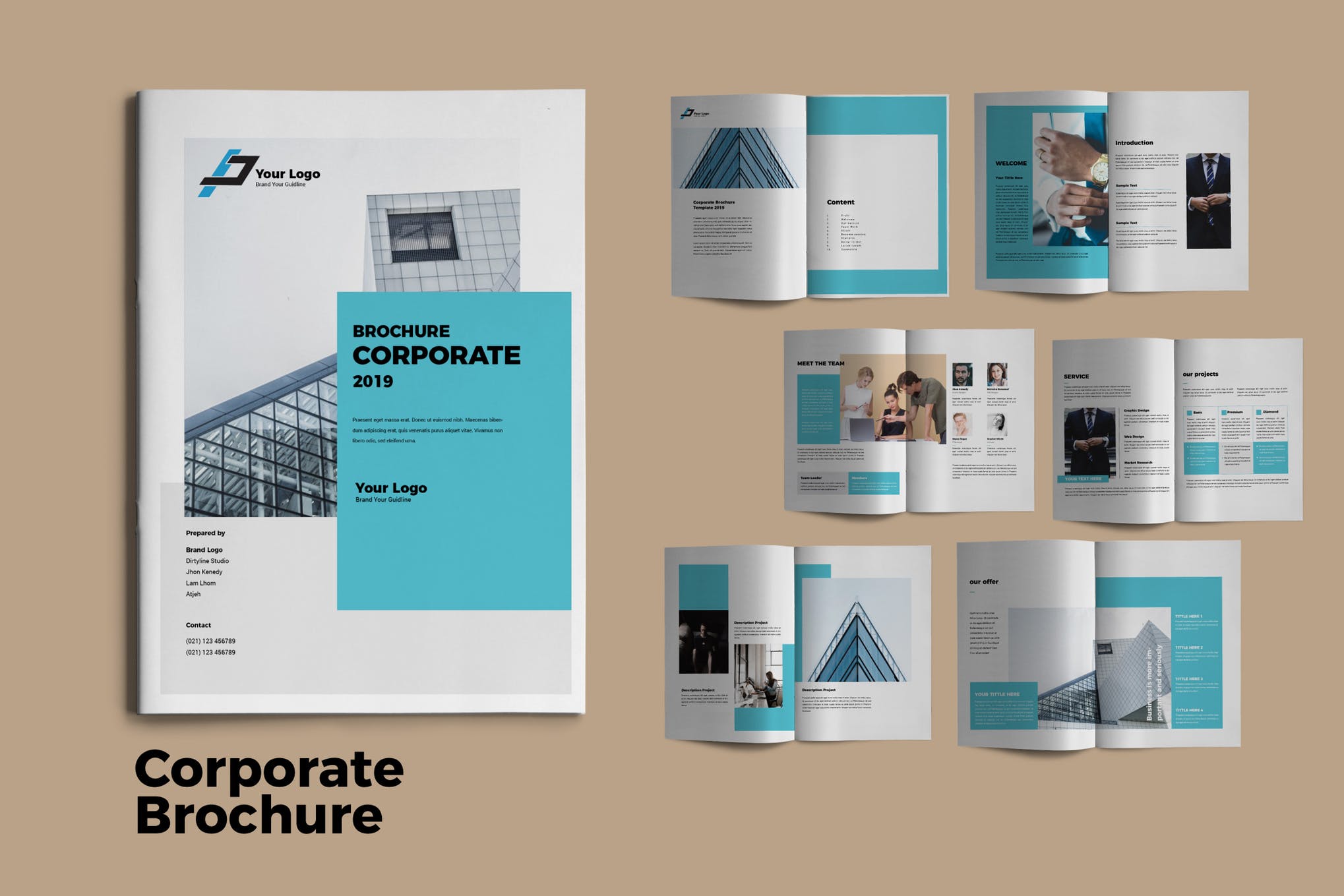 100 Fresh InDesign Brochure Templates (2024) | Redokun Blog