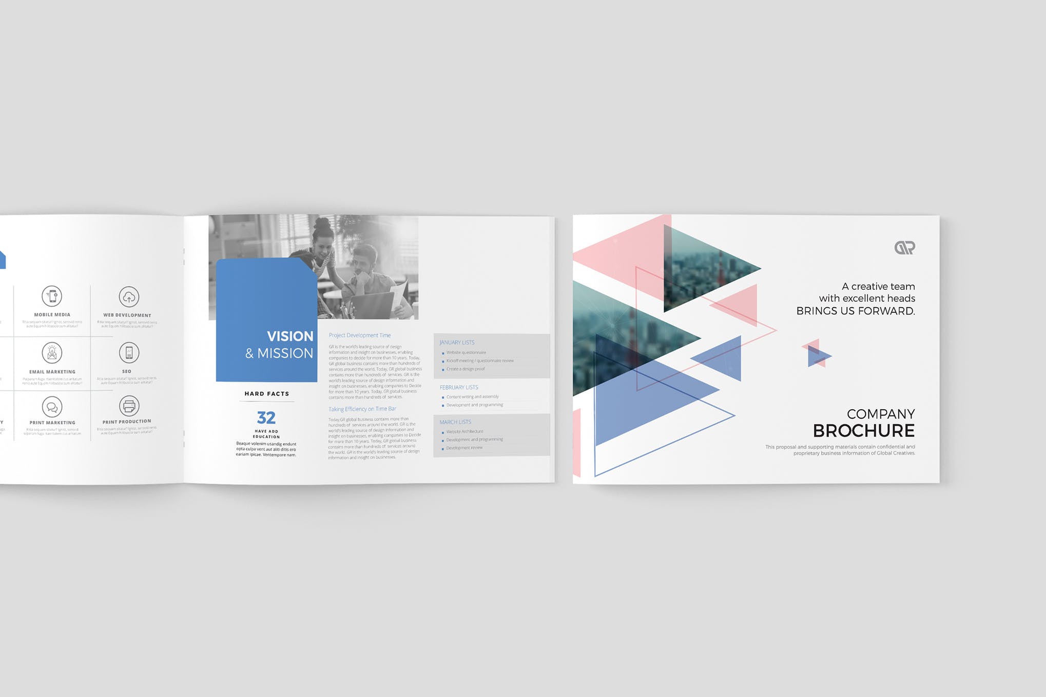 100 Fresh InDesign Brochure Templates (2024) | Redokun Blog