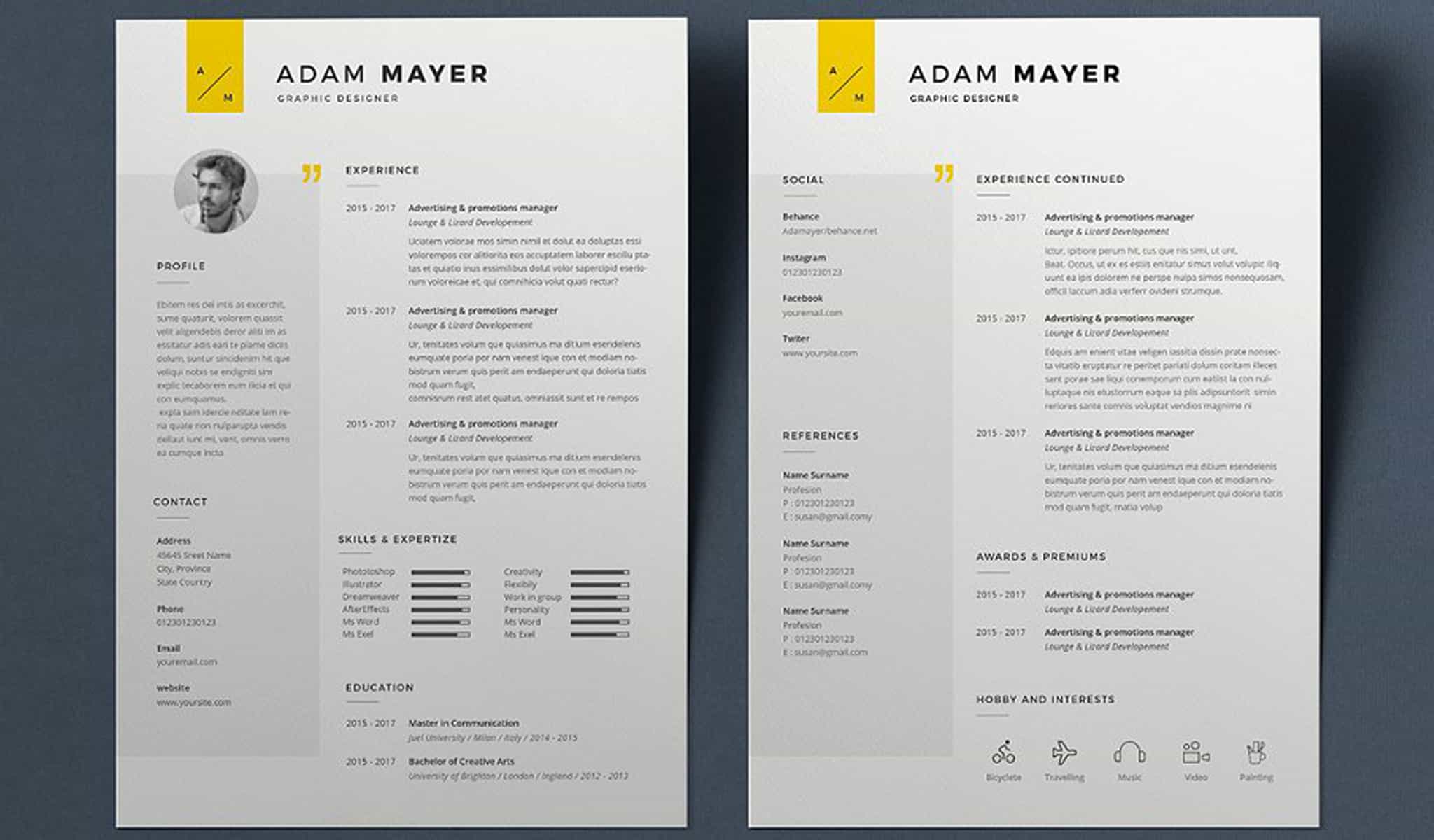 The 100 InDesign Resume Templates You Need in 2024 | Redokun Blog