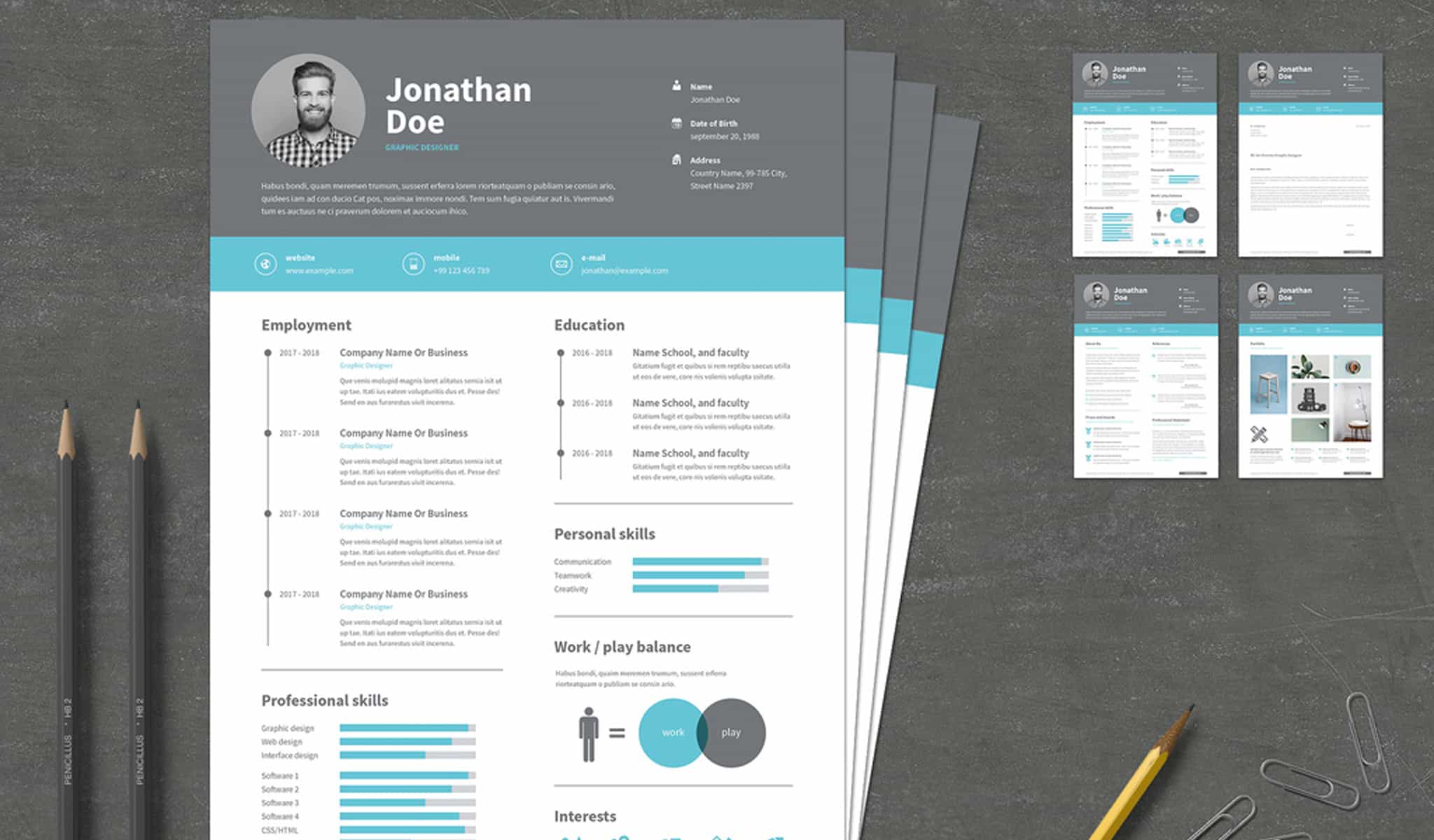 The 100 InDesign Resume Templates You Need in 2024 | Redokun Blog