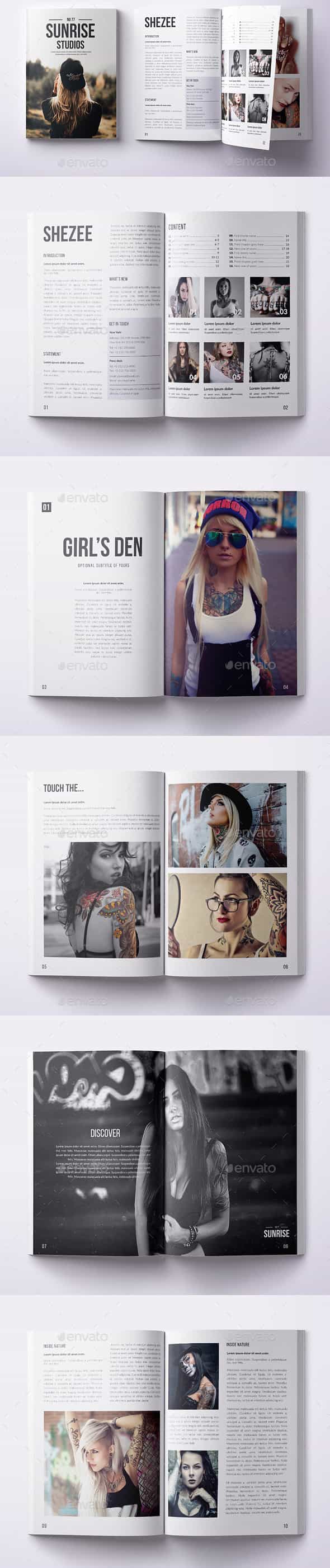 80 Cool Zines and InDesign Magazine Templates (2024) | Redokun Blog