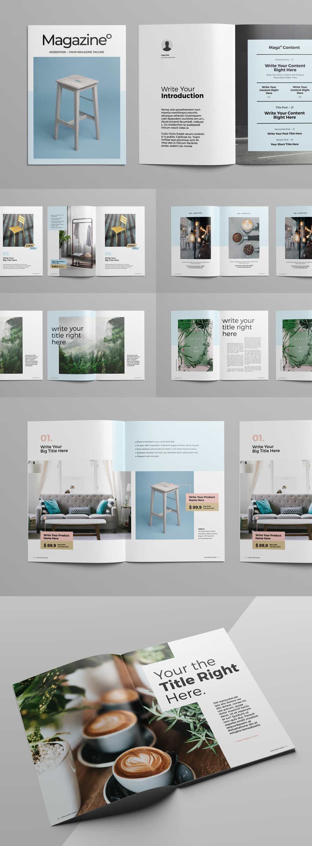 80 Cool Zines and InDesign Magazine Templates (2024) | Redokun Blog