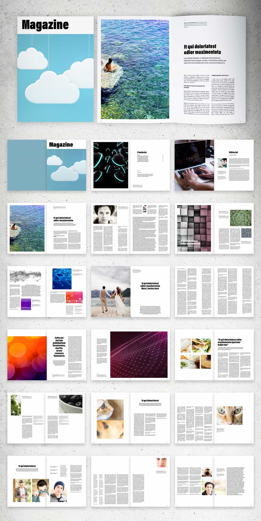 80 Cool Zines and InDesign Magazine Templates (2024) | Redokun Blog