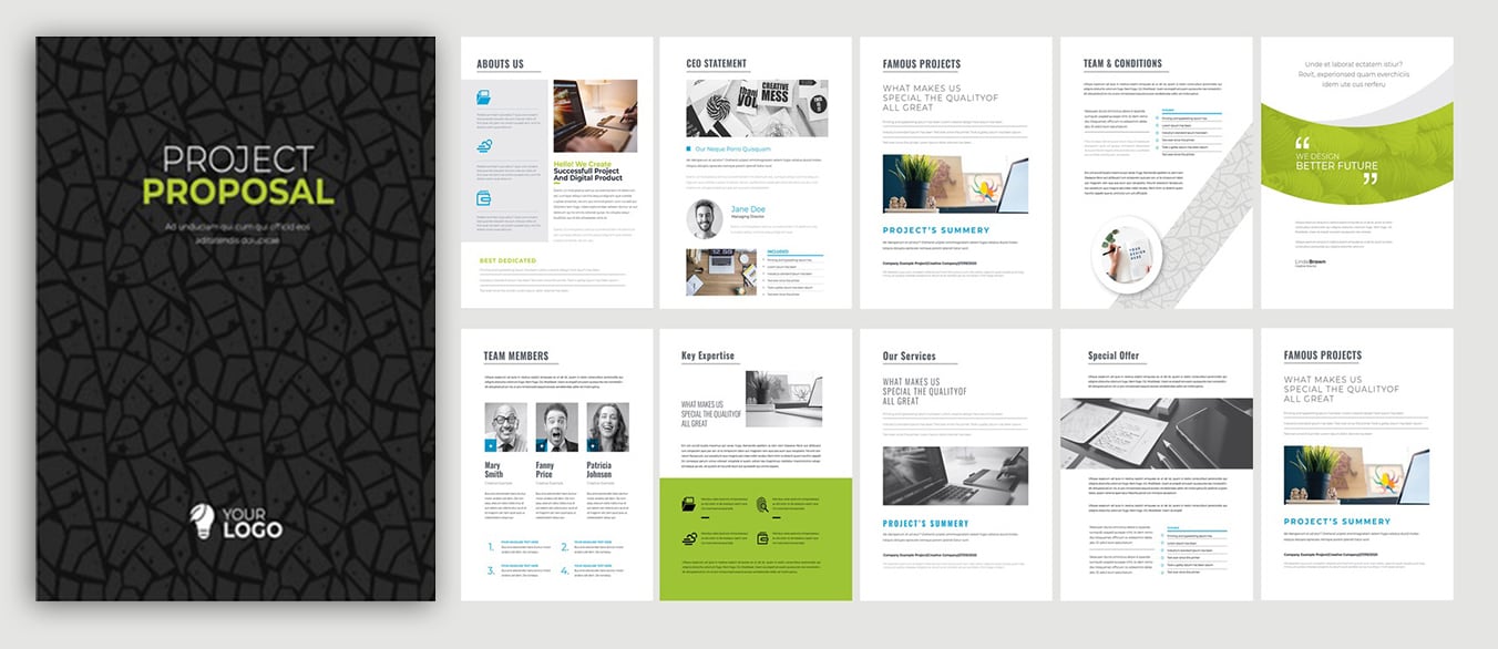 65 Free and Paid InDesign Proposal Templates (2024) | Redokun Blog