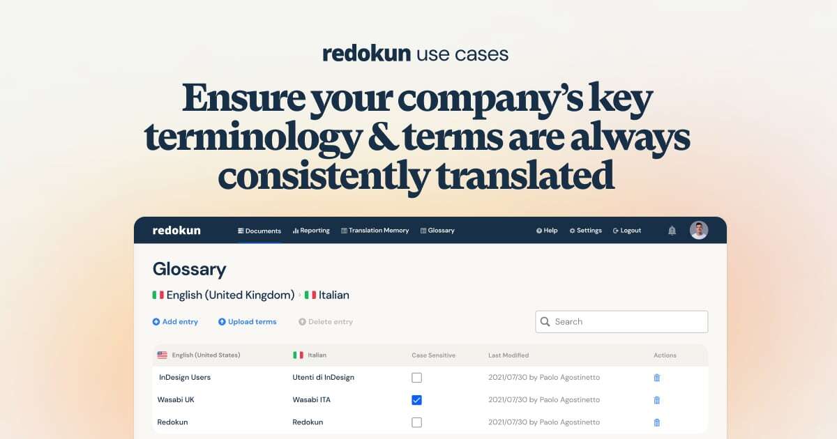 Use Cases - Terminology Management